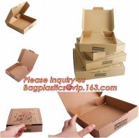 China Kraft Pizza Paperboard Take Out Containers cheap pizza delivery box Packing Boxes,recyclable Pizza packaging boxes bagea for sale