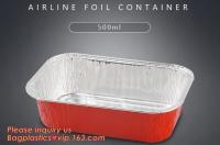 China 840ml Deep Disposable Aluminium Foil food grade take-away container,household aluminium foil container for food bagease for sale