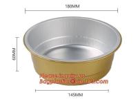 China 840ml Deep Disposable Aluminium Foil food grade take-away container,household aluminium foil container for food bagease for sale