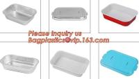 China Rectangular Disposable Aluminum Foil Food Preserving Container,15ml 25ml 50ml 150ml 250ml Disposable Aluminum foil conta for sale