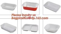 China Rectangular Disposable Aluminum Foil Food Preserving Container,15ml 25ml 50ml 150ml 250ml Disposable Aluminum foil conta for sale