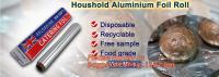 China Heavy gauge 30cm 45cm width food grade kitchen use disposable aluminum foil roll for food warapping,8011 aluminium foil for sale