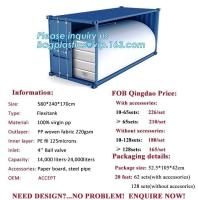 China bulk liquid flexitank for oil/drinking water,1000L Cubic Type Liner Bag Flexitank for Emulsion Detergents Transport for sale