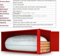 China big storage bag palm oil flexi bag price flexitank 20ft,flexitank/ liquid bag for bulk Diesel oil with full set of acces for sale