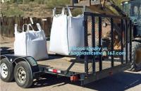 China Foldable Plastic FIBC Jumbo Bags 1 Ton Big Bulk Ton Recycling Pp Woven for sale