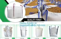 China 1 Ton - 2 Ton FIBC Jumbo Bags 100% Virgin Polypropylene PP Woven Packing Sand for sale