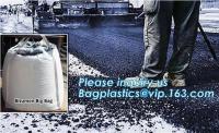 China Bitumen Big FIBC Jumbo Bags Bottom Spout , Inner Liner Bag Ventilated Breathing for sale