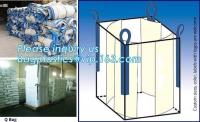 China Bitumen Big FIBC Jumbo Bags Bottom Spout , Inner Liner Bag Ventilated Breathing for sale
