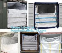 China 8Mil Open Top Drawstring Dumpster Container Liners,dumpster containe liners for garbage disposable,20 yard drawstring bl for sale