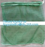 China white PE raschel mesh bag garlic bag,45*75cm Orange Russia PE Knitted plastic raschel leno mesh packing bags for Agricul for sale