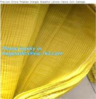 China 21*31cm Portable PE Fruit Oyster Onion Raschel Mesh Soap Net Bag With Handle,Cheap PP/PE Knitted plastic raschel leno me for sale
