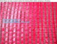 China 21*31cm Portable PE Fruit Oyster Onion Raschel Mesh Soap Net Bag With Handle,Cheap PP/PE Knitted plastic raschel leno me for sale