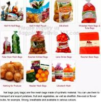 China PE Knitted mesh bag and Raschel mesh bag,Factory Price Supply Plastic Pe Raschel Monifilament Date Mesh Net Bags, bageas for sale
