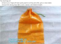 China 40x60cm yellow raschel mesh onion packing bag,Hot sale PE raschel mesh bag for potato,raschel net bag & pp raschel mesh for sale