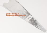 China Home Decoration Flower Bouquets Sleeves , Plastic Flower Bag Sleeves for sale