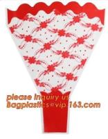 China Flower Mesh Food Gift Box Packaging , Biodegradable Flower Sleeve Packaging for sale