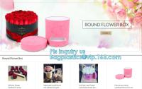 China Gift Wedding Gift Paper Box Custom Round Chocolate Hard Paper Ribbon Bow for sale