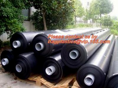 China 0.31 1 2 3 3.5 4 5 6 8 10 12 15 mil Waterproof Dampproof Clear / Black Plastic Poly Construction Film Rolls bagease pack for sale