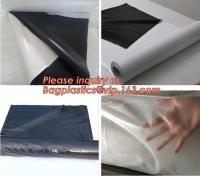 China 0.1mm 0.12mm 0.15mm 0.18mm 0.2mm 0.25mm hydroponic agriculture white/black panda opaque polyethylene PE film bagplastics for sale