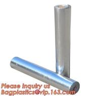 China Double side Aluminium foil backed fiberglass fabric attic radiant barrier cloth,aluminium foil woven cloth, bulding mate for sale