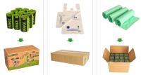 China Large Biodegradable Compost Bags Refuse Garden Waste Dustbin Liners Sacks for sale