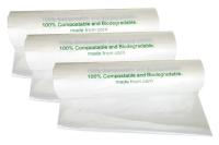China 100% Compostable Shopper, Biodegradable handle handy Carrier Eco Bio starch plant Biodegradable T-Shirt Bags With Logo for sale