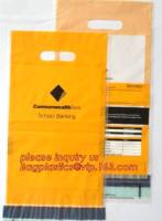 China Self Seal Airport Security Money Bag Biodegradable Tamper Evident Proof for sale
