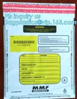 China Plastic Mailing Bags Bank Supplies Icao Stebs Airport Duty Free Shop Tamper Evident for sale