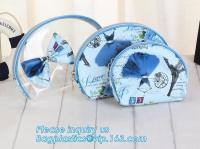 China Travel Environmental PVC SHOPPING BAGS / Storage Clear Stadium Bag Cosmetic Bag With Zipper PVC BEACH BAG for sale