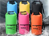 China Custom Logo Biodegradable Shopping Bags PVC Tarpaulin Hiking Climbing Portable Foldable for sale