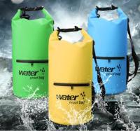China Custom Logo Biodegradable Shopping Bags PVC Tarpaulin Hiking Climbing Portable Foldable for sale