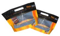 China Rotisserie Chicken Packaging Side Gusset Bags , Quad Sealed Bags for sale