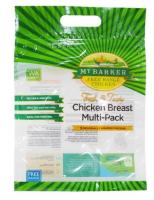 China Rotisserie Chicken Packaging Side Gusset Bags , Quad Sealed Bags for sale
