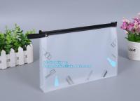 China Travel Makeup Cosmetic Bag Cartoon Kid Handbag Slider Zippe HDPE Material for sale