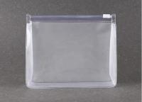 China Matte Clear Cosmetic Bags Clothes Storage Zip Lock Reclosable Frost Packing Pouch for sale