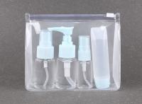 China Matte Clear Cosmetic Bags Clothes Storage Zip Lock Reclosable Frost Packing Pouch for sale