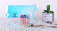 China Eva Clear Vinyl Makeup Cosmetic Bag , Cosmetic Travel Bag Promotional for sale