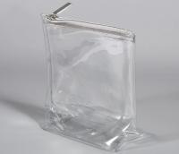 China Fold Up Cosmetic Bag EVA Pouch OEM Promotional Heat Seal Sewing Zipper for sale