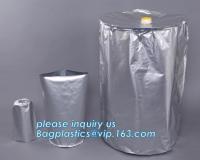 China Heavy Duty Plastic Shopping Bags Circle Round Bottom Liquid And Powder Drum Liner for sale