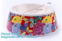 China Portable Eco Friendly Dog Products Food Water Bowl Ceramic Drink Dispenser Feeder for sale