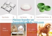 China Portable Eco Friendly Dog Products Food Water Bowl Ceramic Drink Dispenser Feeder for sale