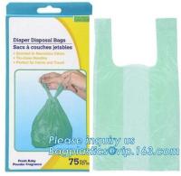China Nappy Sacks Baby Diaper Bags Scented Baby Nappy Sacks  With Tie Hand for sale