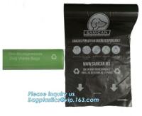 China Doggy  Waste Bags Handle Dog Cat Pick Up Poop Clean Up Rubbish Bag for sale