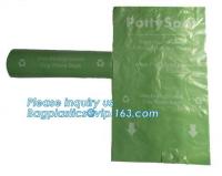 China Doggy  Waste Bags Handle Dog Cat Pick Up Poop Clean Up Rubbish Bag for sale