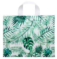 China Hotsale high quality heat seal custom plastic bag Full color printing Die cut handle plastic shopping bag bagplastics pa for sale