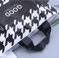 China soft loop plastic carry bags/soft plastic bags made in Vietnam,waterproof die cut handle plastic corn starch based biode for sale