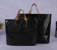 China Rope shopping die cut handle tote bag plastic bag soft loop handle bag,Bottom Gusset Soft Loop Handle Food Plastic Bag w for sale