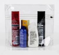 China PVC Makeup Cosmetic Bag , Clear Makeup Bag For Packaging Clothing for sale