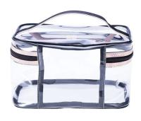China PVC Mini Plastic Cosmetic Bags , Cosmetic Tote Bags Printed Promotional for sale