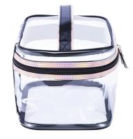 China PVC Mini Plastic Cosmetic Bags , Cosmetic Tote Bags Printed Promotional for sale